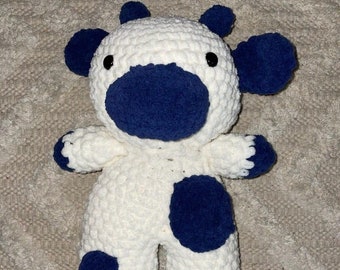 Mint Cow Plushie , Cow Toy, Cow Stuffed Animal, Crochet Animal ...