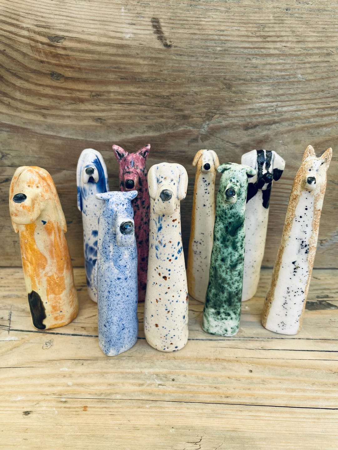 Large Ceramic Dogs, Mixed Batch - Etsy