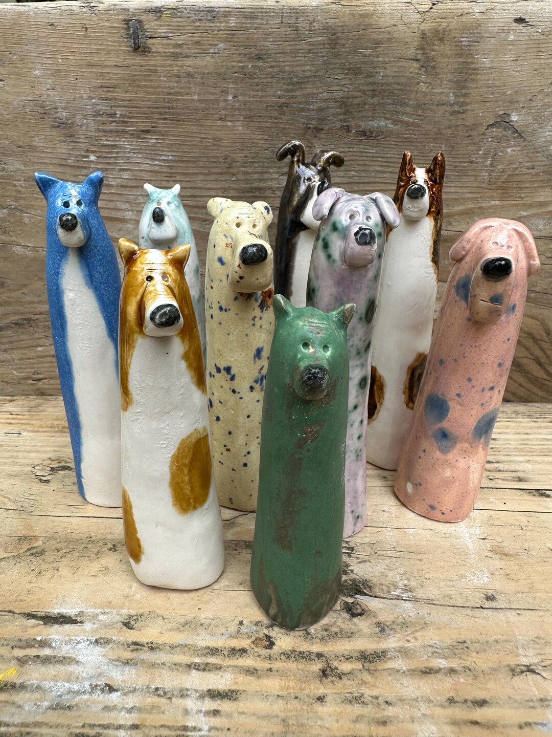 Large Ceramic Dogs, Mixed Batch - Etsy UK