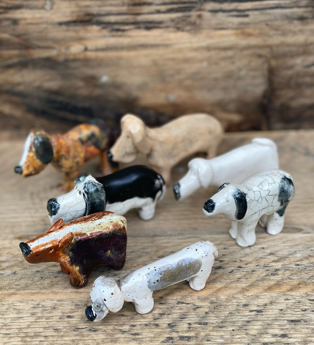 Medium Ceramic Dogs, Mixed Batch - Etsy
