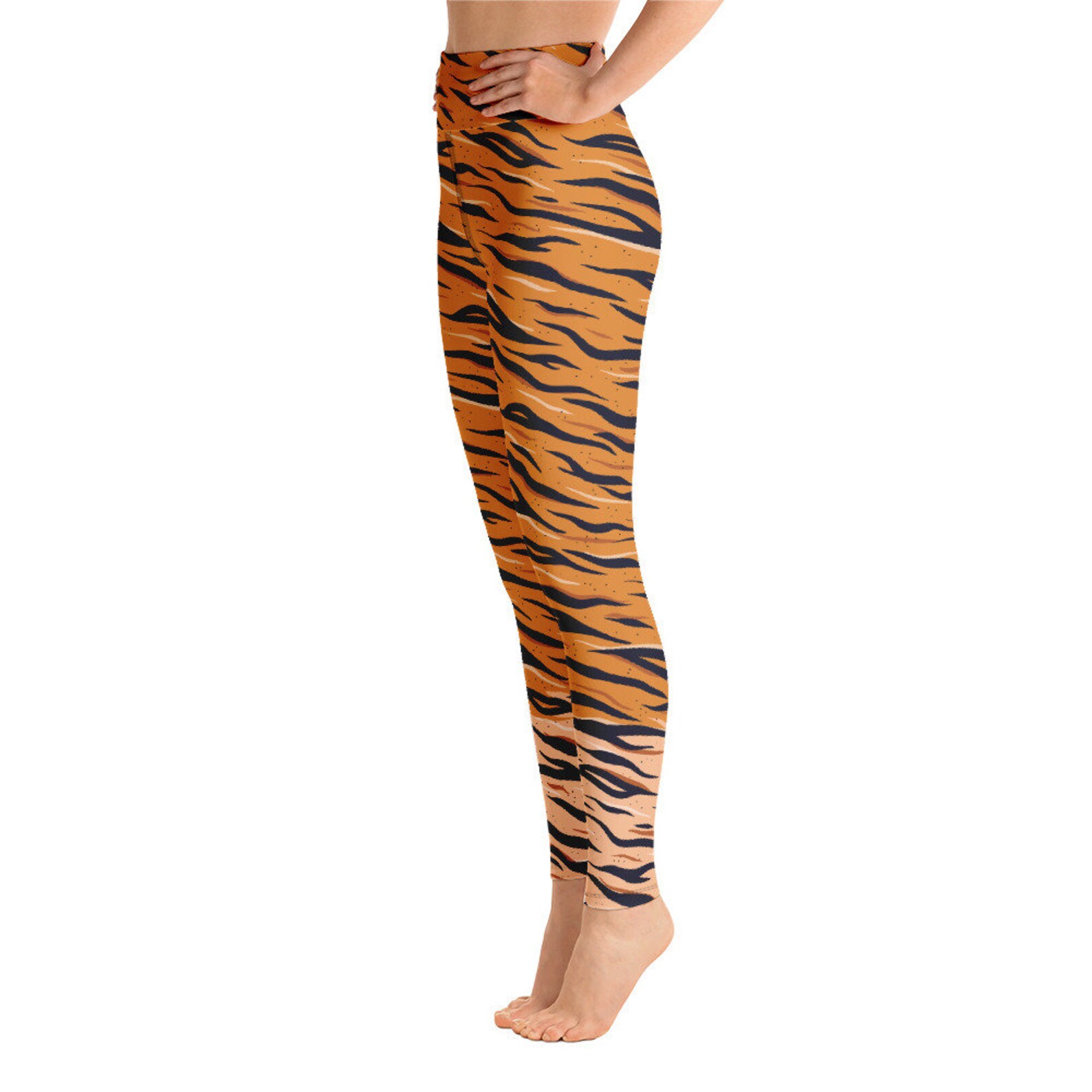 Yoga Leggings With Tiger Animal Print Aerobics Fitness - Etsy