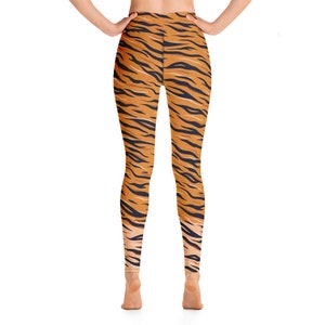 Yoga Leggings With Tiger Animal Print Aerobics Fitness - Etsy