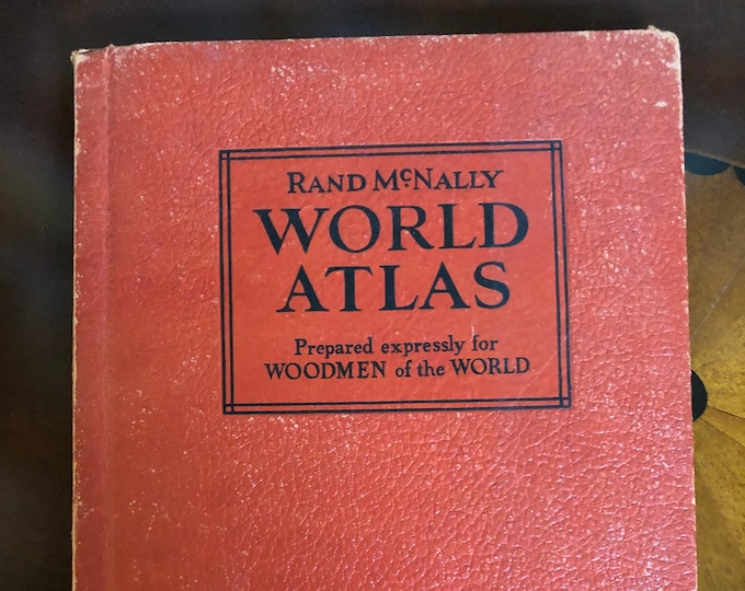 Rand Mcnally World Atlas 1937 - Etsy