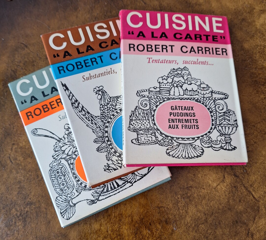 Cuisine A La Carte Robert Carrier Vintage French Recipe Cards Set of 3 ...