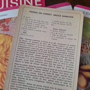 Cuisine A La Carte Robert Carrier Vintage French Recipe Cards Set of 3 ...