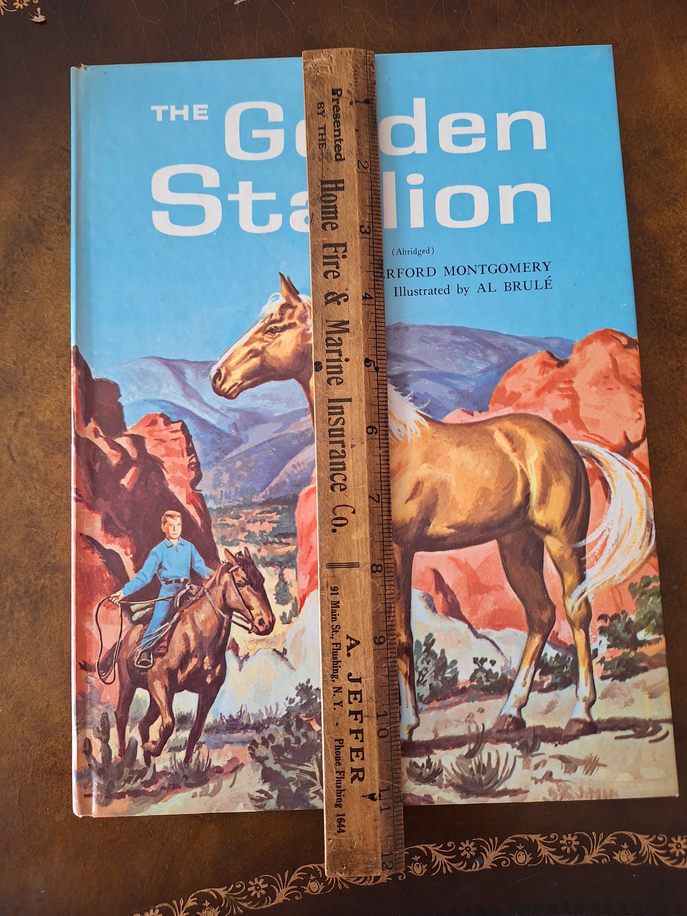 The Golden Stallion Vintage Picture Book by Rutherford Montgomery - Etsy