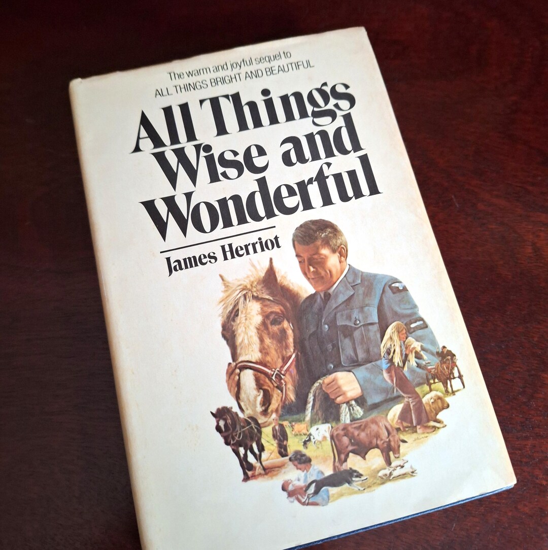 All Things Wise and Remarkable, James Herriot, Vintage Hardback - Etsy