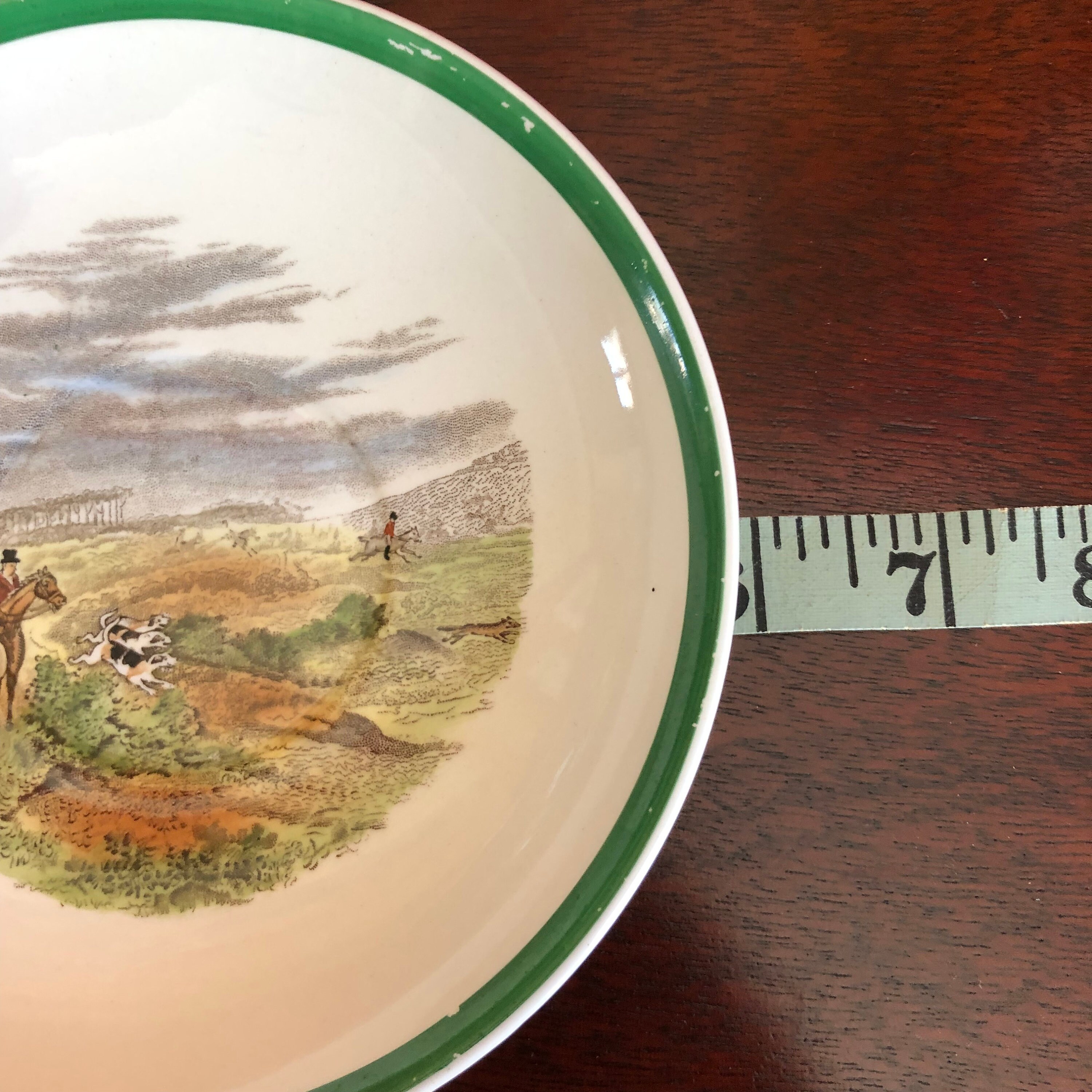 Copeland Spode Saucer Herring Hunt Vintage - Etsy