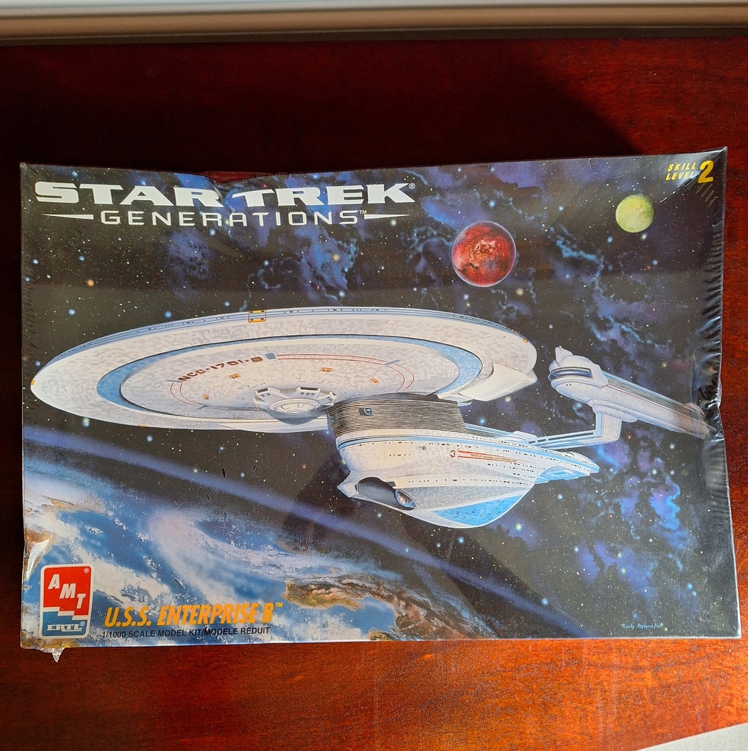 AMT / ERTL Star Trek Generations USS Enterprise B Model Kit 8762 - Etsy