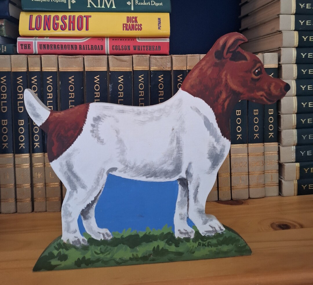 Jack Russell Vintage Primitive Art Wooden Cutout - Etsy