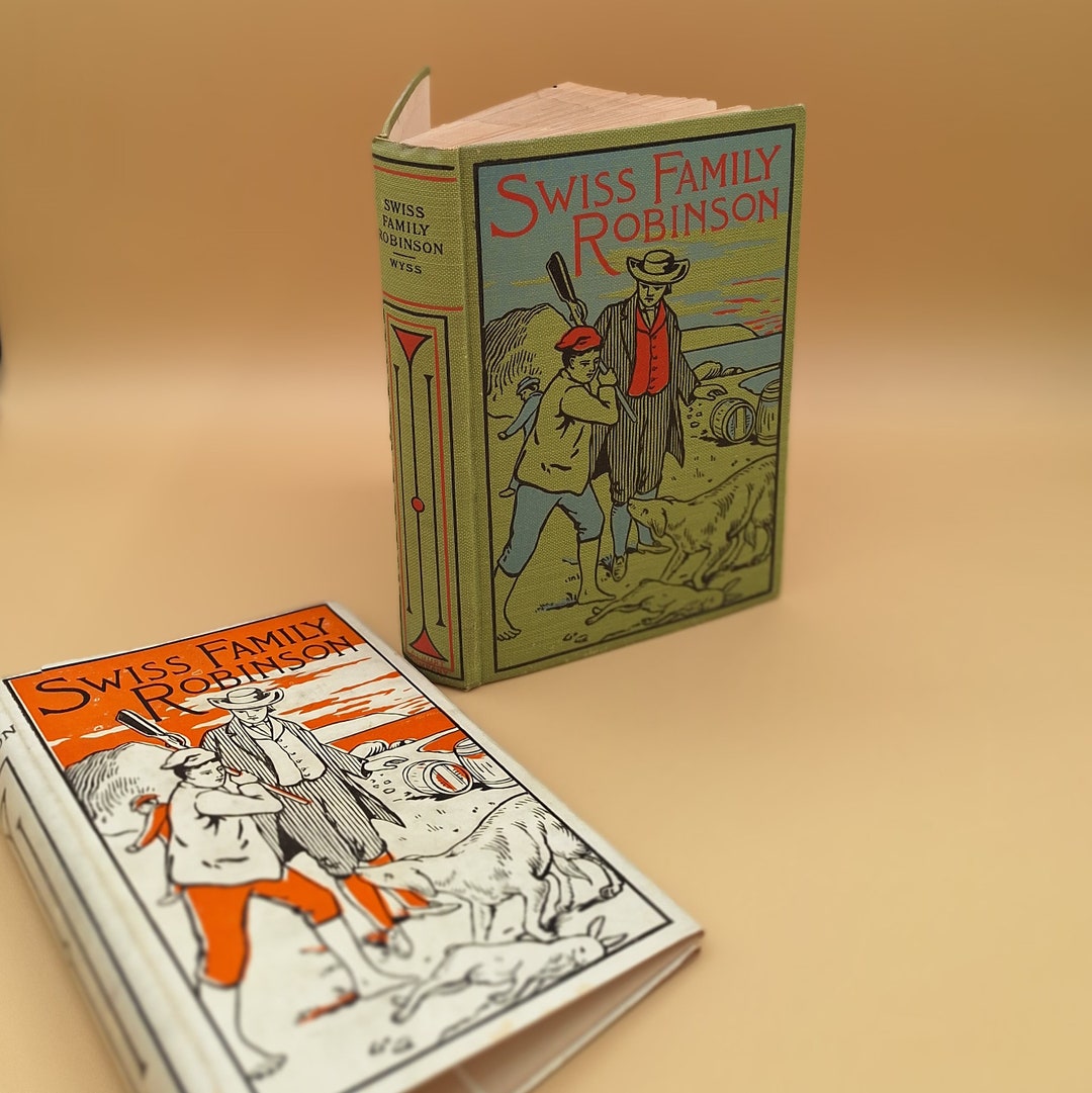 Swiss Family Robinson Vintage Hardback Book - Etsy