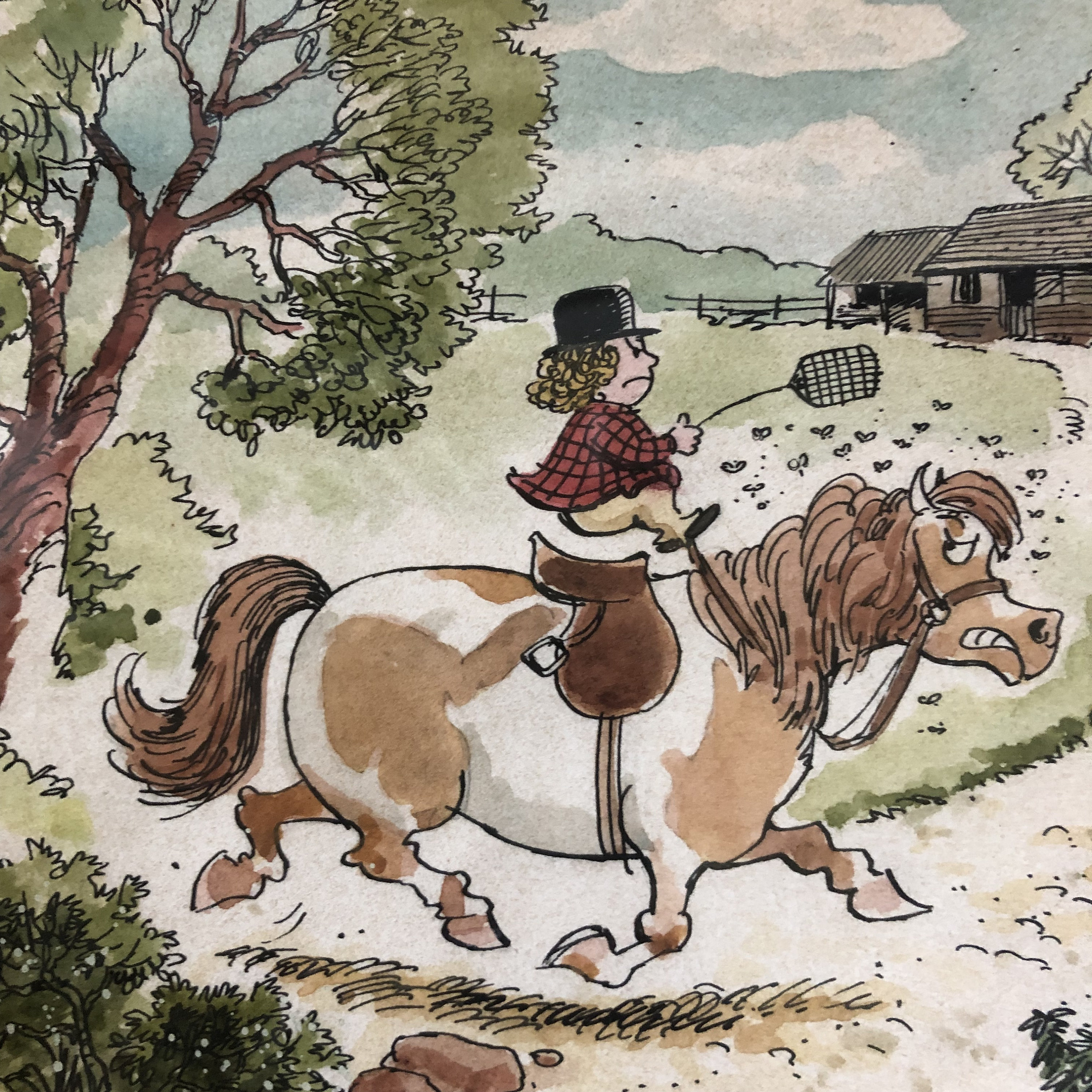 Thelwell Pony Vintage Art Ready to Hang - Etsy
