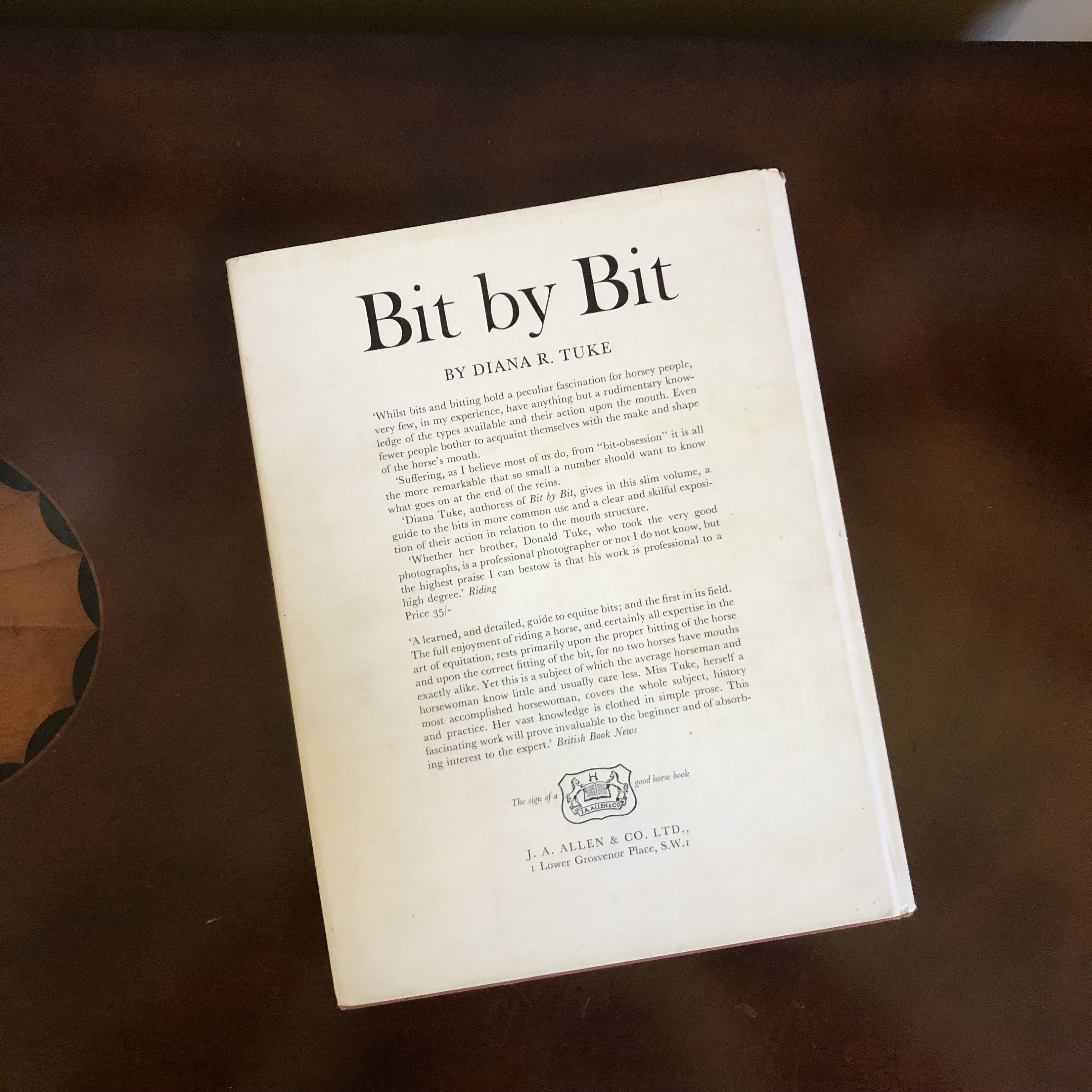 Stitch by Stitch A Guide to Equine Saddles by Diana R. Tuke Vintage ...