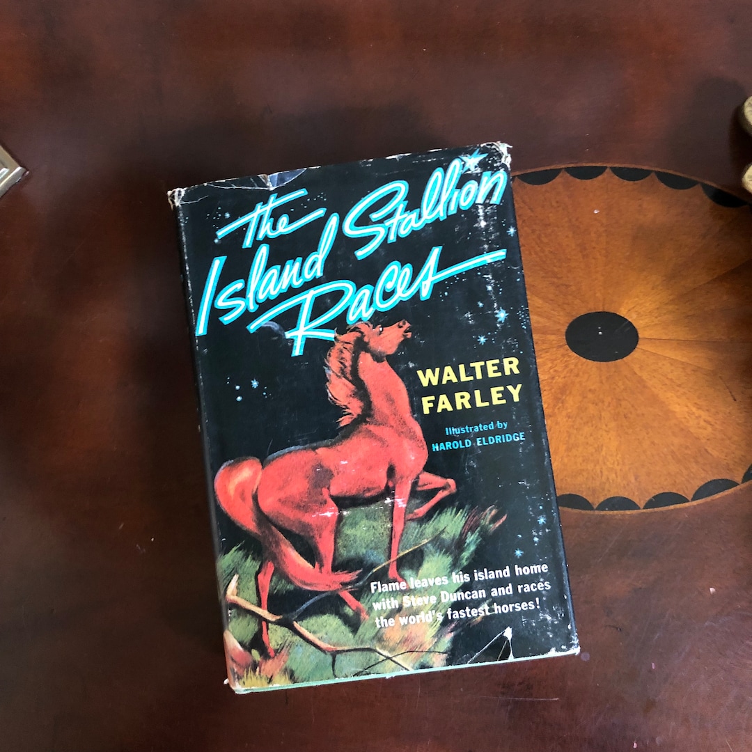 The Island Stallion Races Vintage Hardback Book by Walter Farley First ...