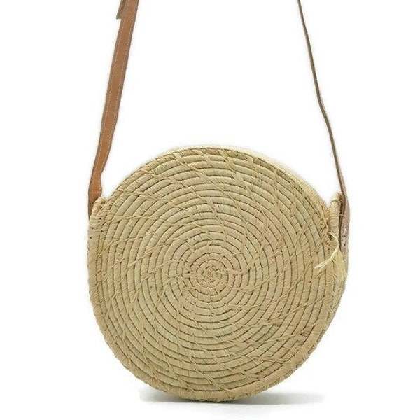 Sac paille ronde - Etsy France
