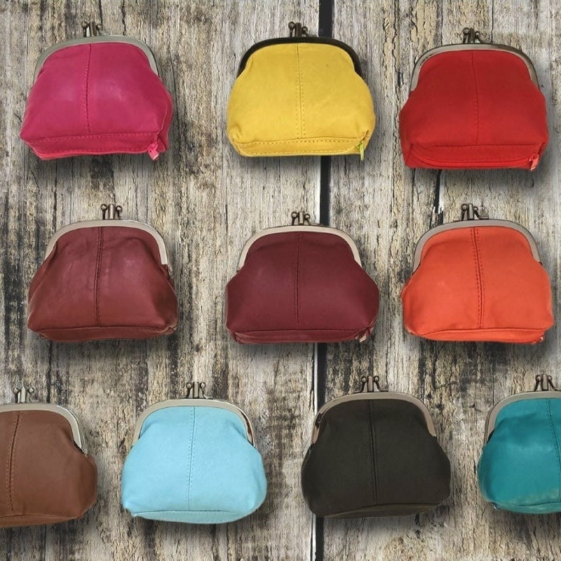 Double Coin Purse - Etsy