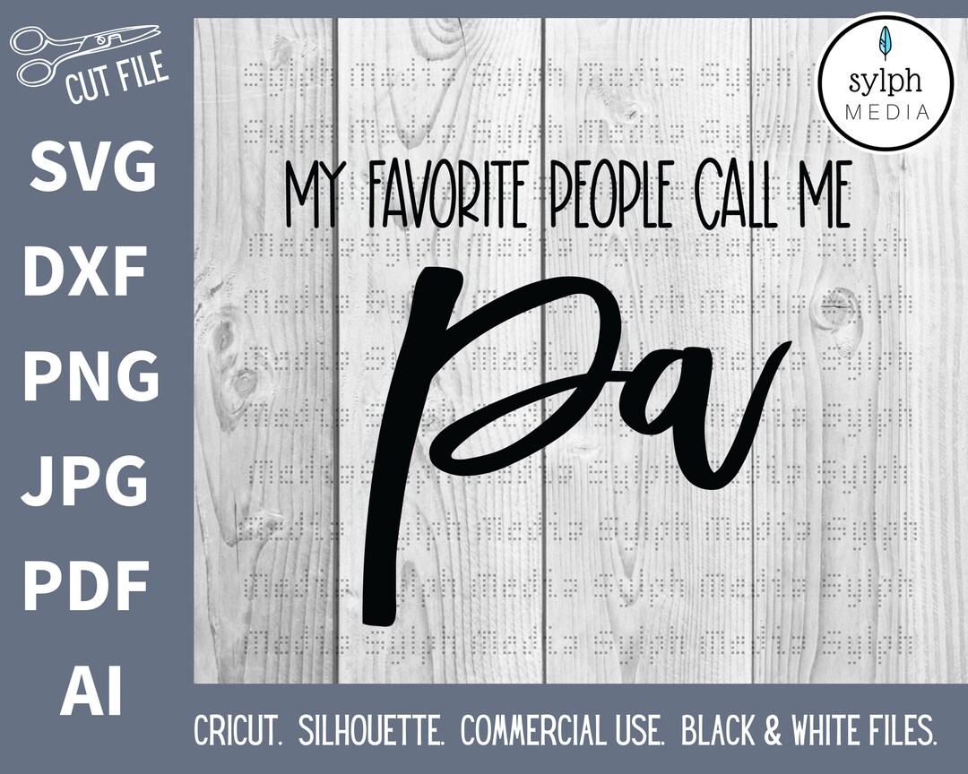 Pa Svg, Dad Svg, Svg Files for Cricut, Svg Designs, Cricut Svg, Fathers ...