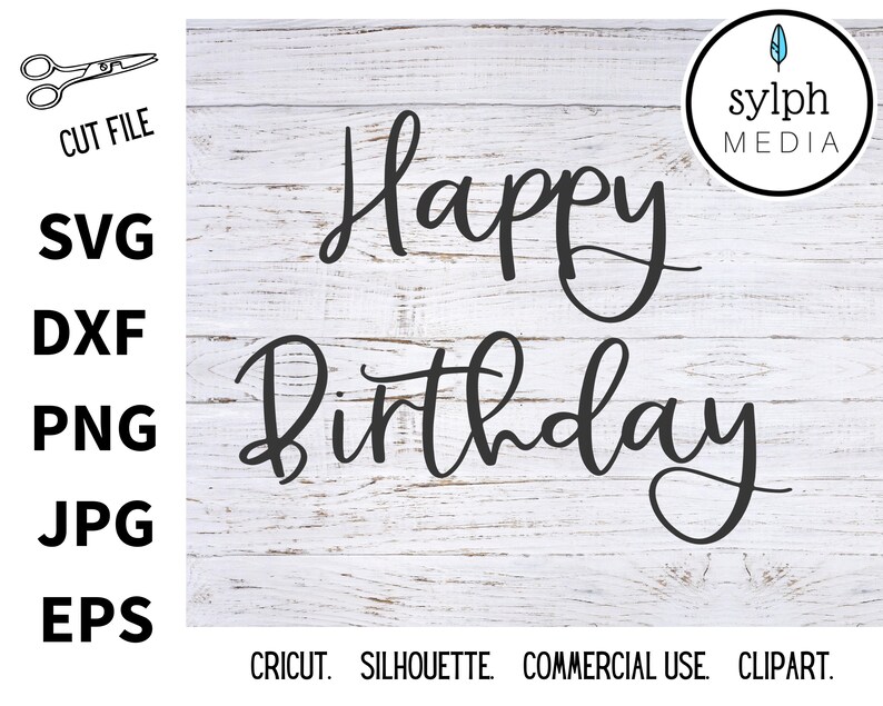 Happy birthday bundle svg happy birthday svg svg files for | Etsy