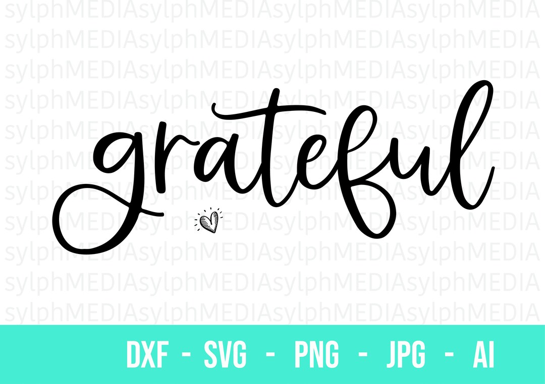 Grateful Svg, Inspo Svg, Svg Files for Cricut, Svg Designs, Funny Svg ...