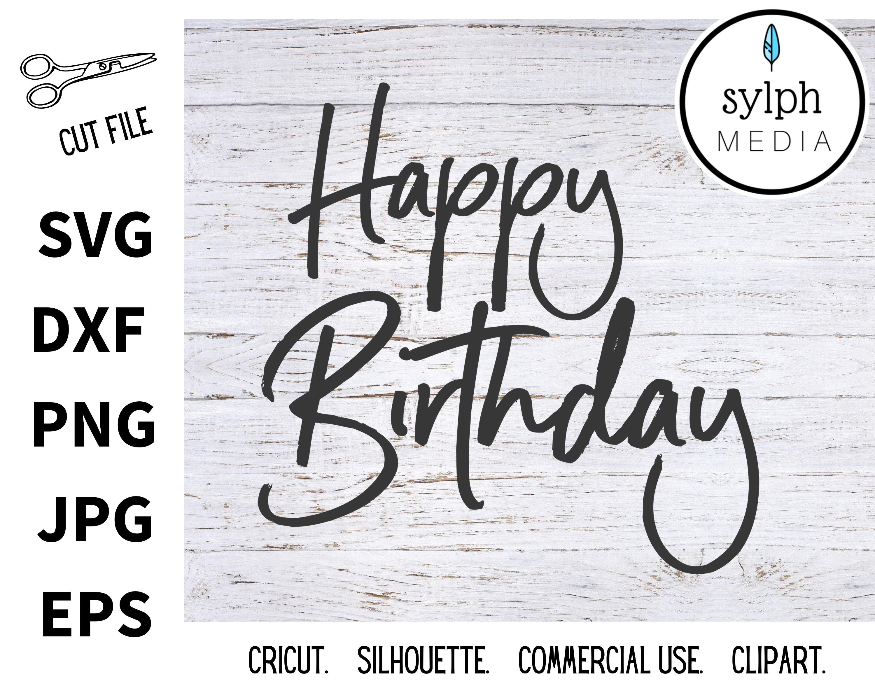 Happy Birthday Bundle Svg, Happy Birthday Svg, Svg Files for Cricut ...