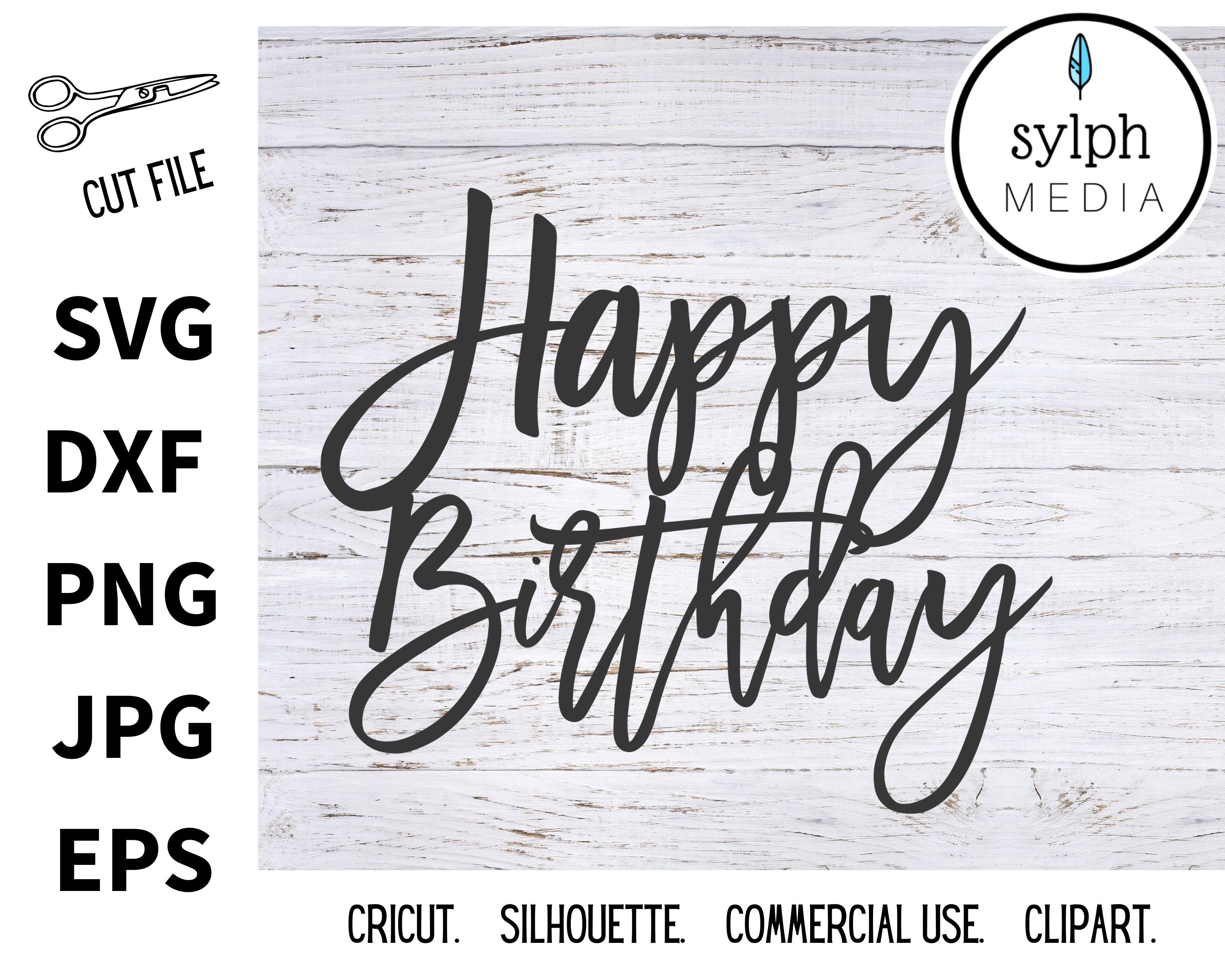 Happy birthday bundle svg happy birthday svg svg files for | Etsy