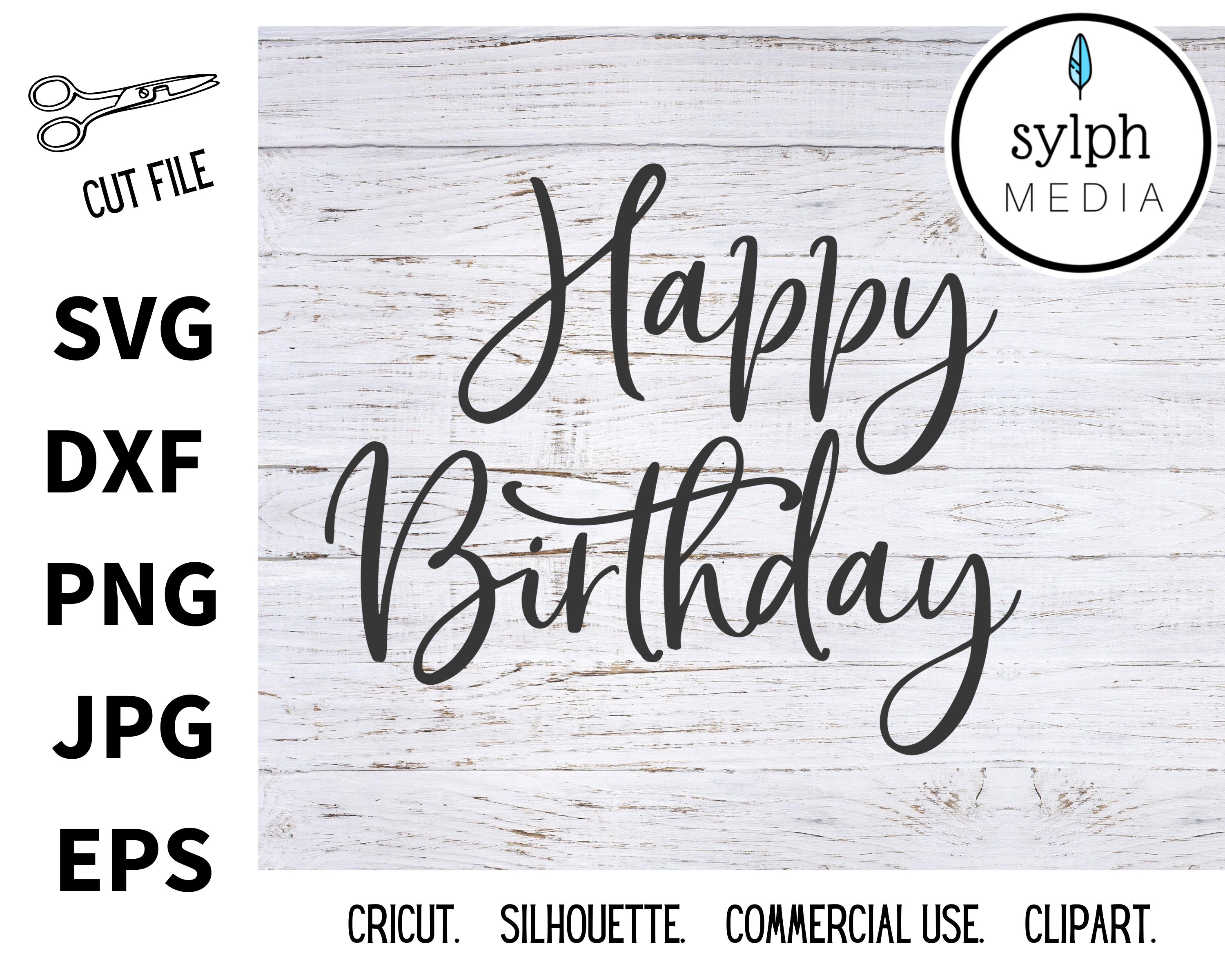 Happy birthday bundle svg happy birthday svg svg files for | Etsy