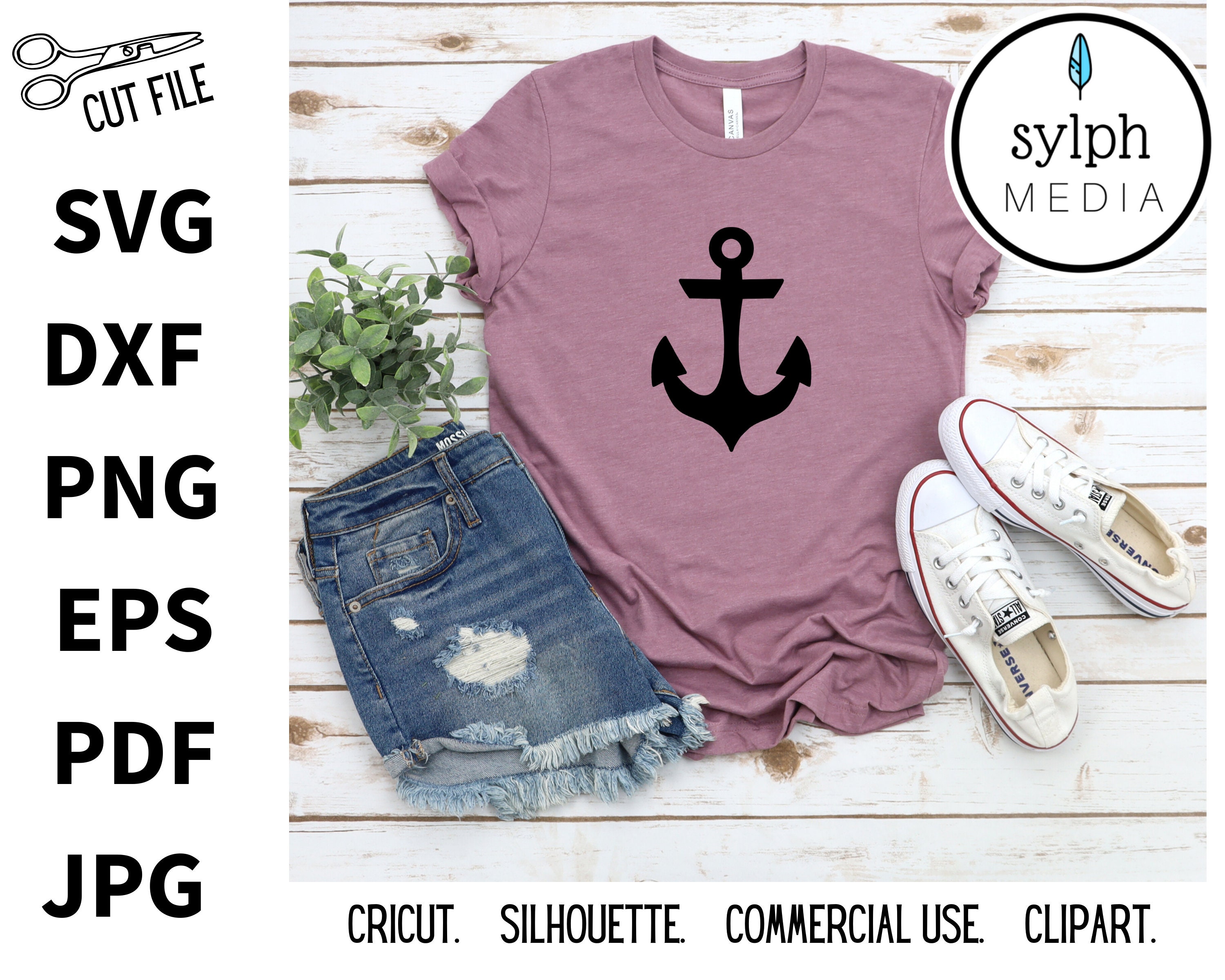 Anchor Svg Anchor Svg Svg Designs Svg Files for Cricut - Etsy