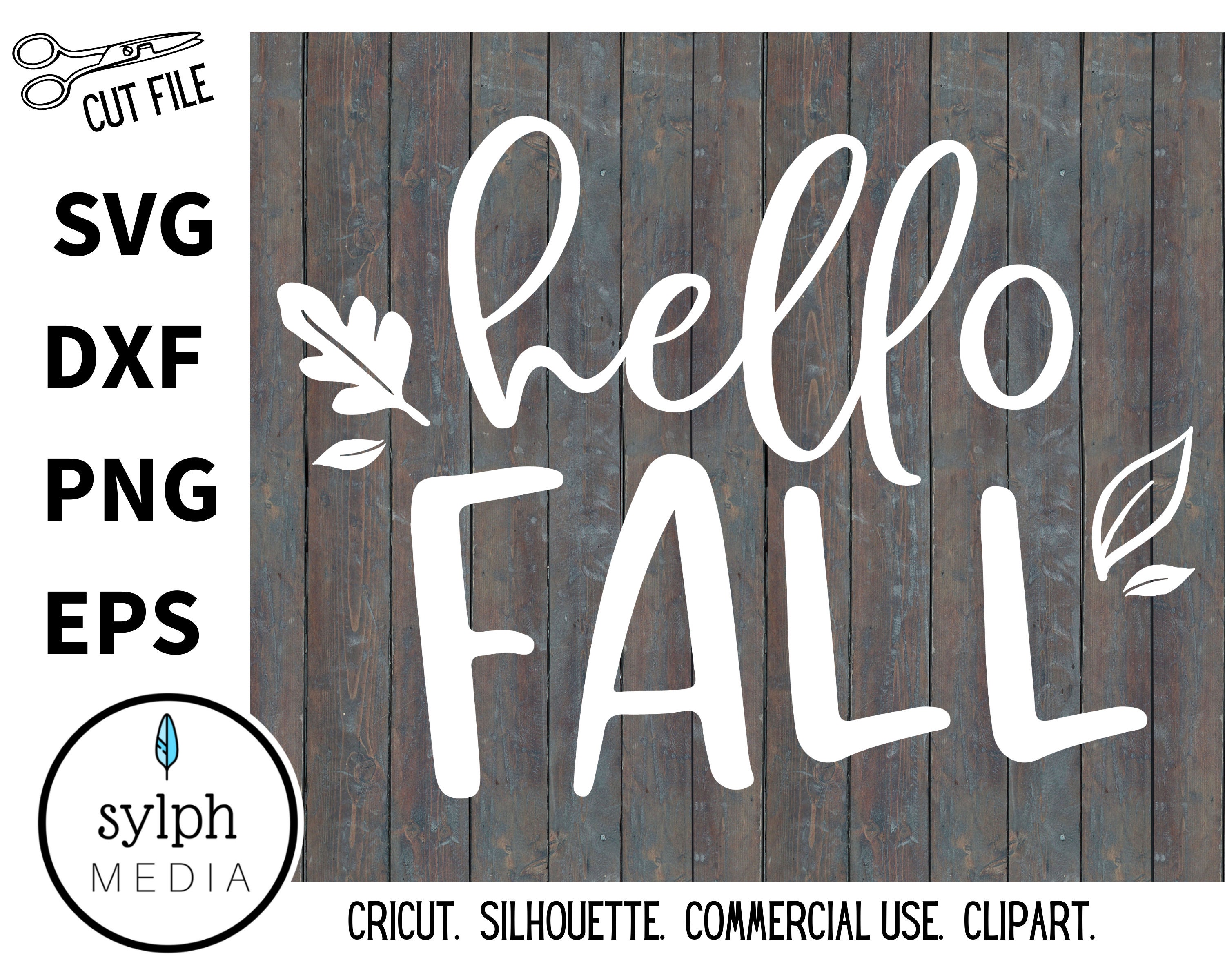Hello Fall Svg Fall Svg Svg Files for Cricut Svg Designs - Etsy