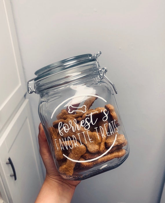Dog Food Treat Jar-dog Food Label Decal-dog Label Pets - Etsy