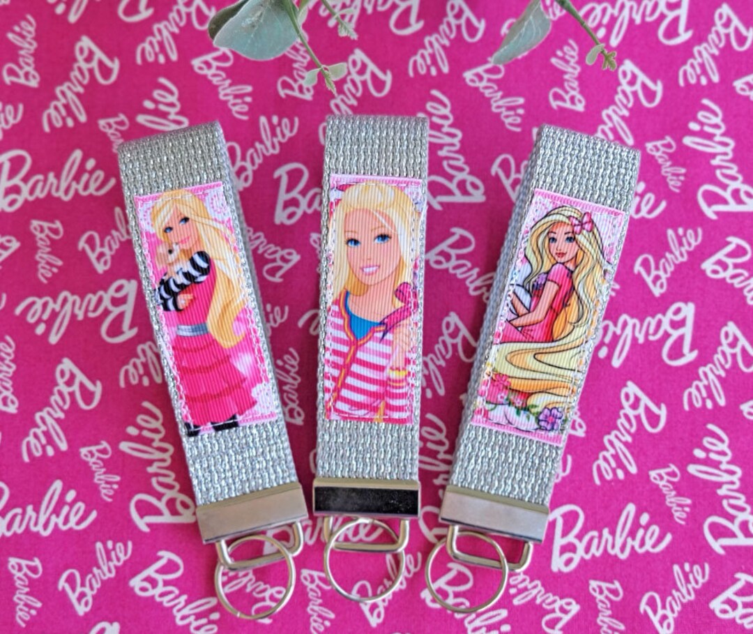 Barbie Keychain Personalised Key Fob Key Chain Bag Tag - Etsy