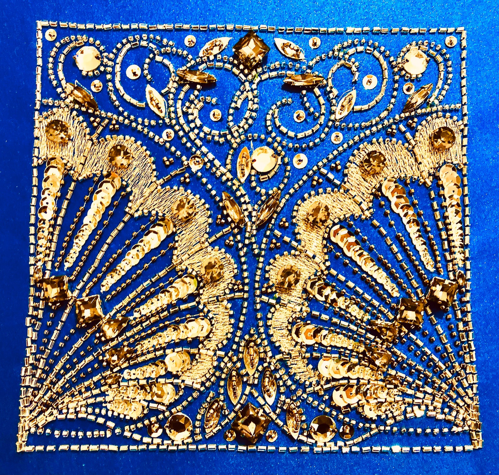 Tambour Beading, Pattern & Instructions Only, Left Handed Without Beads ...