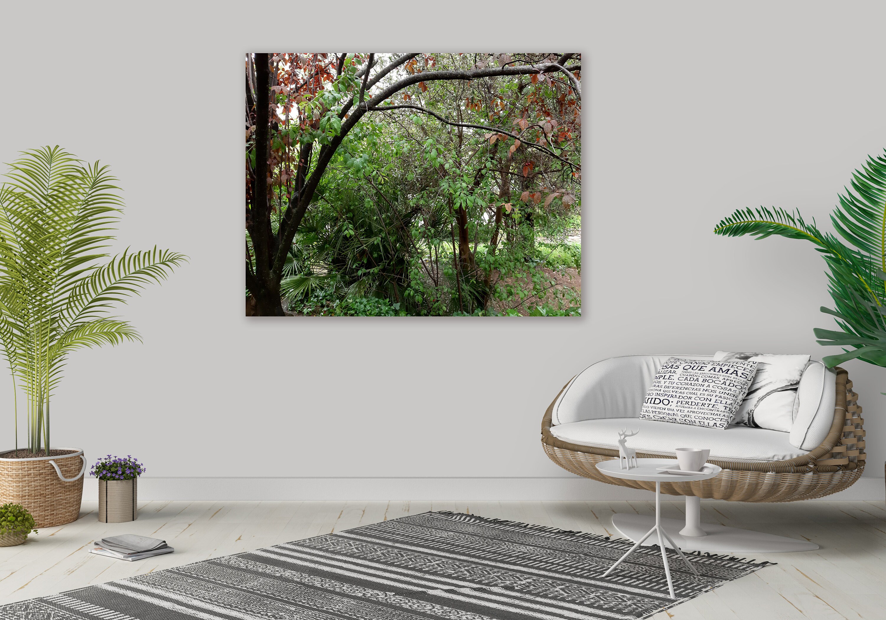 Green landscape photography greenery wall art decor relaxing | Etsy
