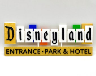 Walt Disney World Resort Entrance Archway Inspired Sign | Etsy