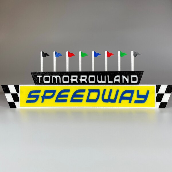 Tomorrowland Speedway - Etsy