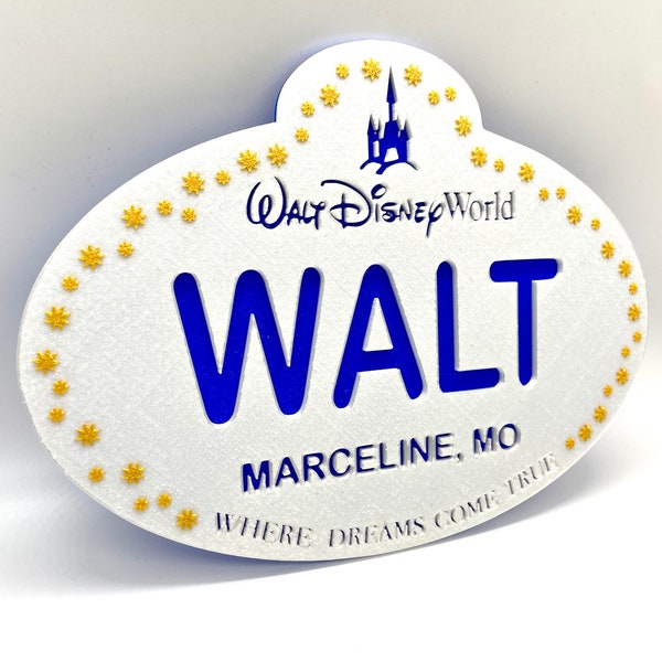 Disneyworld Name Tag - Etsy