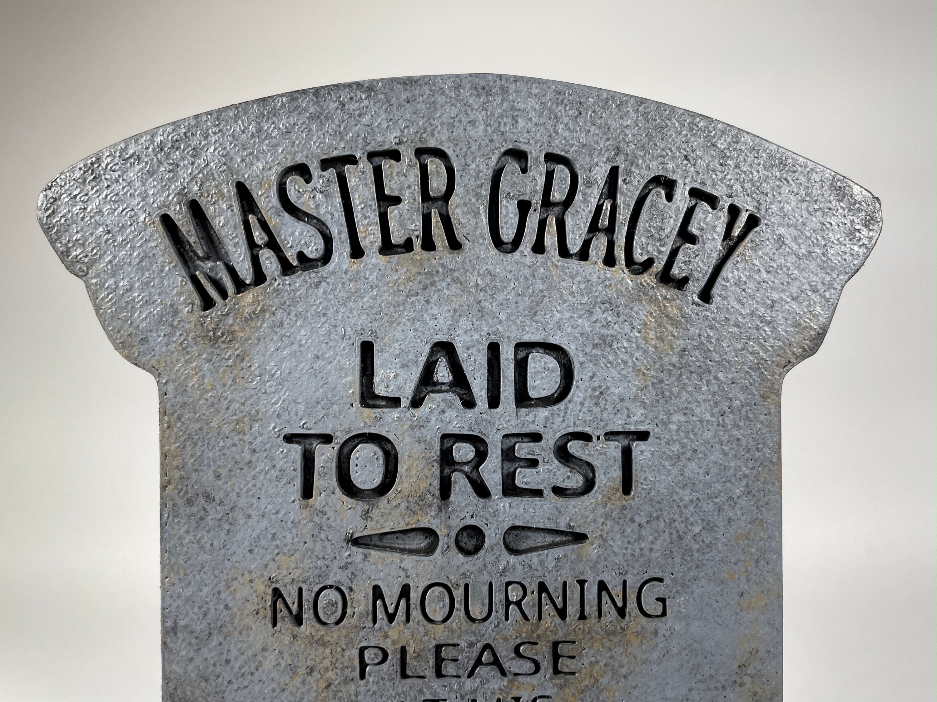 Haunted Mansion Master Gracey Miniature Tombstone - Etsy