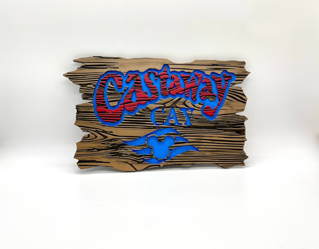 Hand-painted Castaway Cay Disney Cruise Line Inspired Sign - Etsy