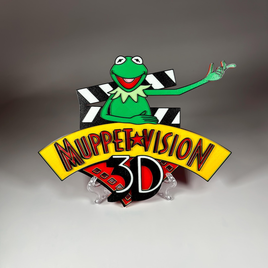 Muppet Vision 3D Disney's Hollywood Studios Inspired Sign - Etsy