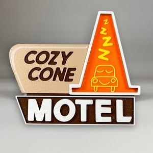 Disneyland Disney World Pixar Cars Cozy Cone Motel Inspired Sign - Etsy