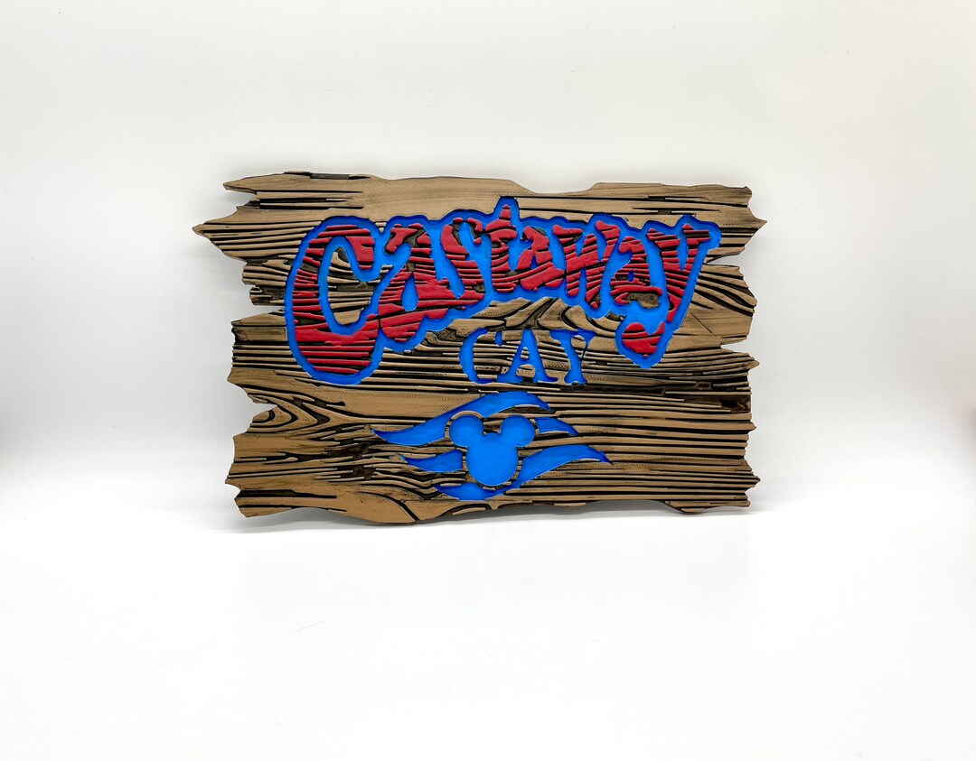Hand-painted Castaway Cay Disney Cruise Line Inspired Sign - Etsy