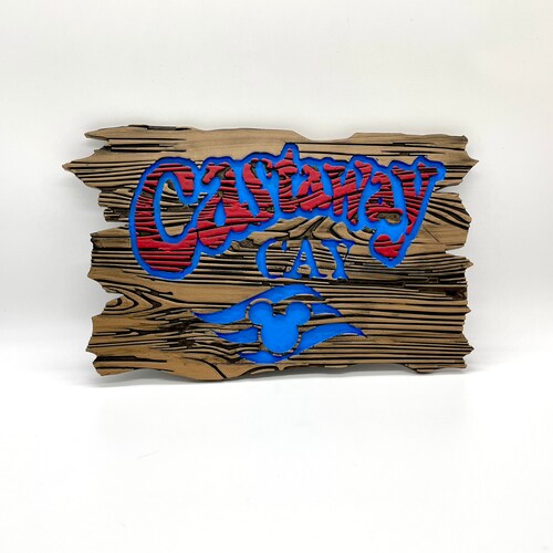 Hand-painted Castaway Cay Disney Cruise Line Inspired Sign - Etsy
