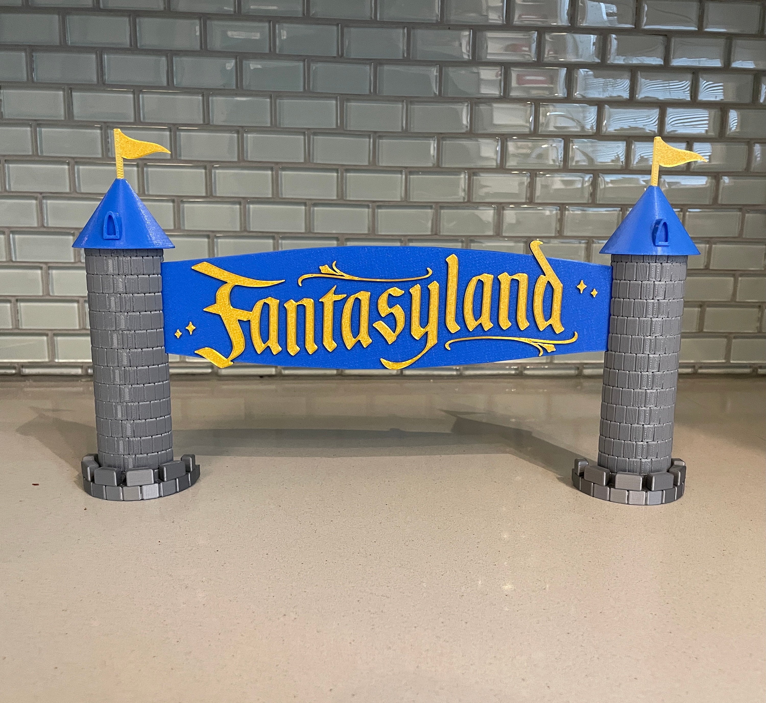 Fantasyland Disneyland Sign