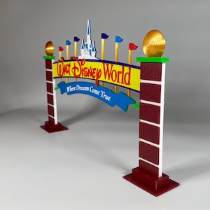 Classic Walt Disney World Resort Entrance Archway Inspired Sign - Etsy