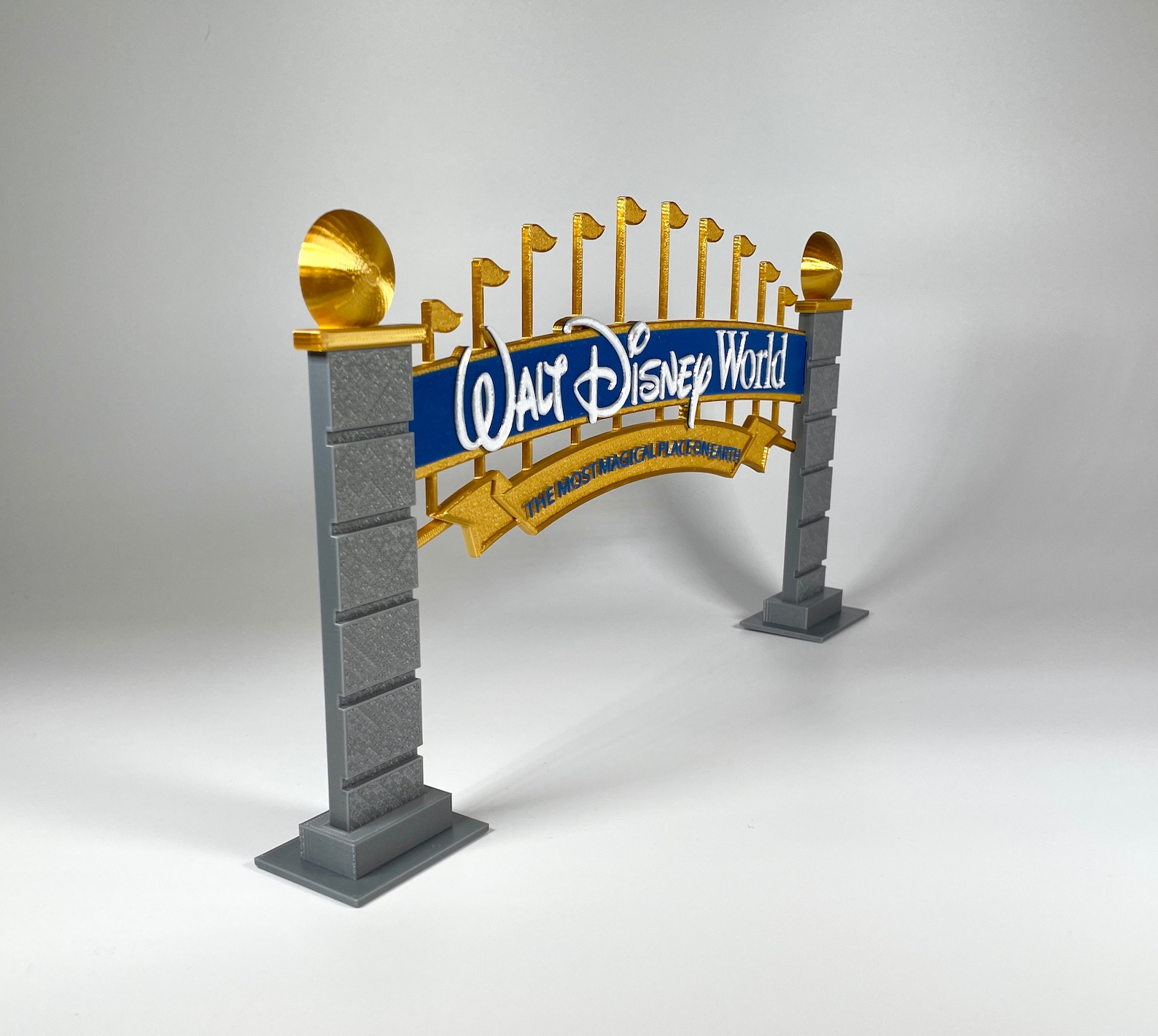 Walt Disney World Resort Entrance Archway Inspired Miniature Replica ...