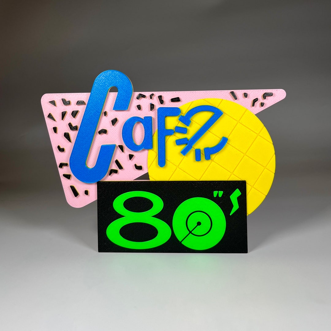 Cafe 80s Back to the Future Inspired Plaque - Etsy