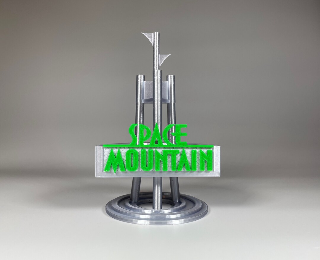 Walt Disney World Space Mountain Entrance Inspired Standup Sign - Etsy