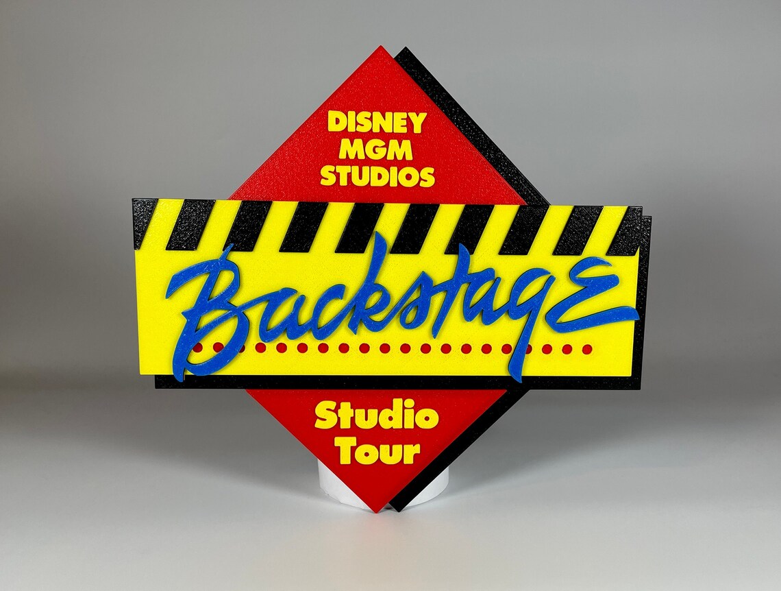 Disney MGM Studios Walt Disney World Backstage Studio Tour - Etsy