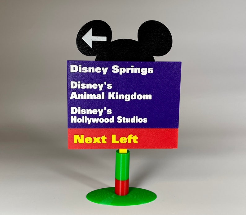 Personalized Walt Disney World Road Sign Inspired Standup - Etsy