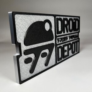 Star Wars Galaxy's Edge Droid Depot Inspired Plaque - Etsy