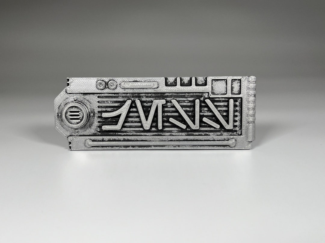 Personalized Magnetic Star Wars Inspired Name Tag Greeble (aurebesh ...